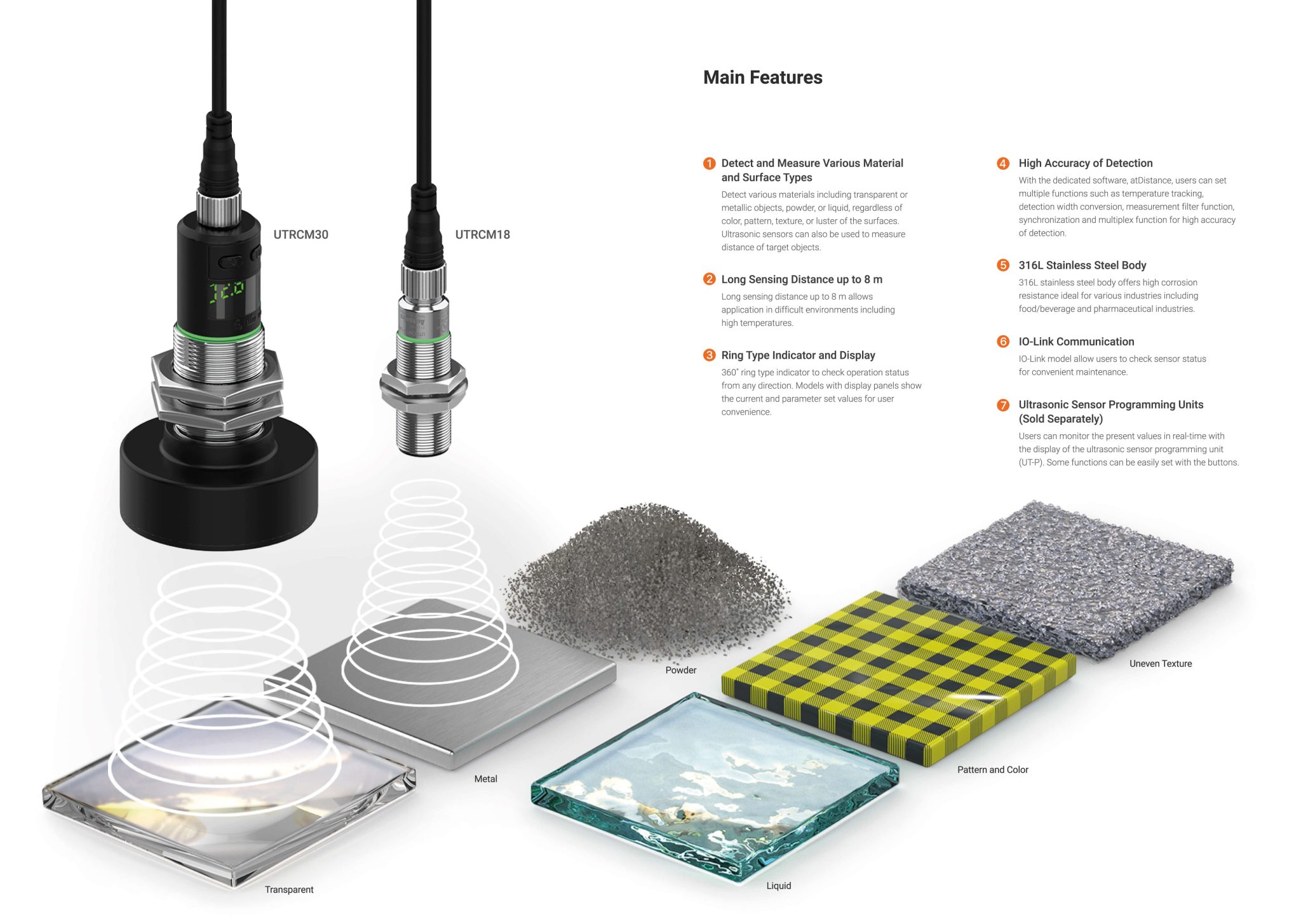 Autonics Ultrasonic Sensor - UTR Series - G.S. ELECTRICAL SDN. BHD.