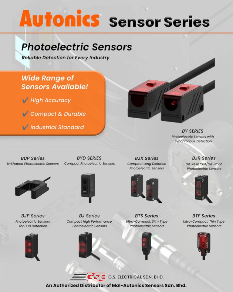 Autonics Photoelectric Sensors - BJX Series - G.S. ELECTRICAL SDN. BHD.